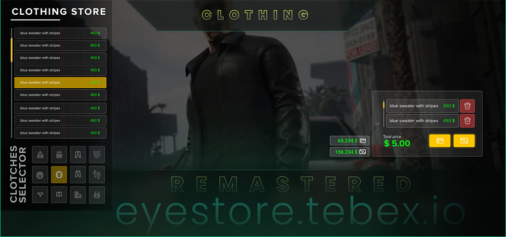 [PAID] Clothing Stores [STANDALONE] - FiveM Releases - Cfx.re Community