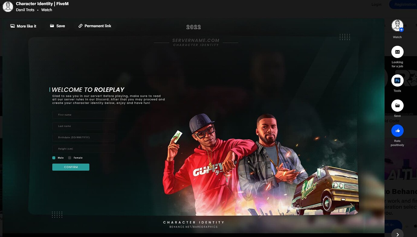 [PAID] [ESX] Visual Core Identity (Source Code) - FiveM Releases - Cfx.re Community