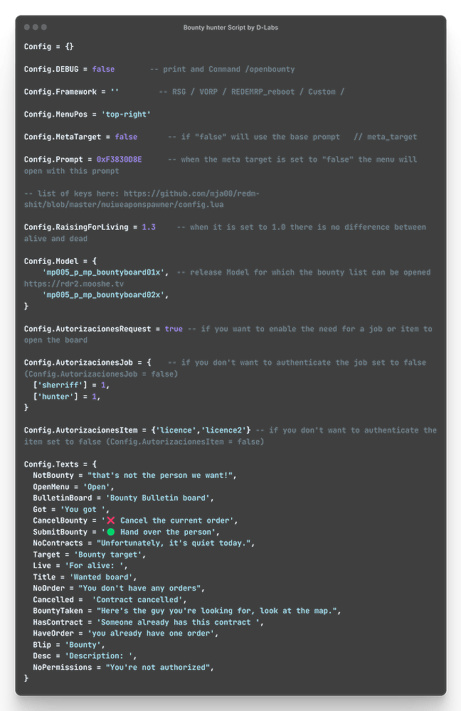 Bounty Hunter - [ RSG / VORP / RedEM-RP / Custom ] - RedM Releases ...