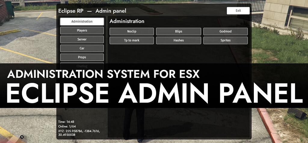 [ESX] Eclipse Admin Panel - FiveM Releases - Cfx.re Community