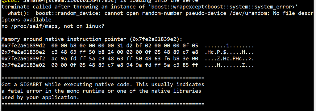 Server crash on linux - Server Discussion - Cfx.re Community