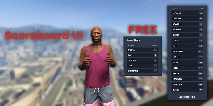 [FREE] Scoreboard UI - FiveM Releases - Cfx.re Community