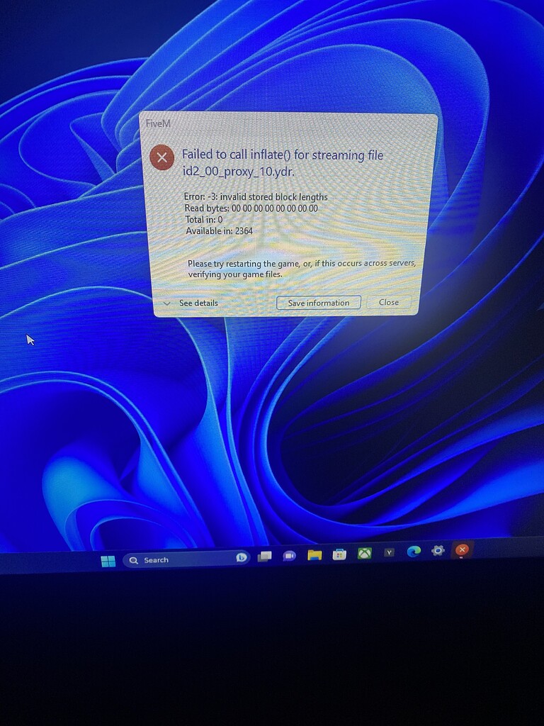 Failed to call inflate for streaming file I d2_00_proxy_10ydr. - FiveM Client Support - Cfx.re ...