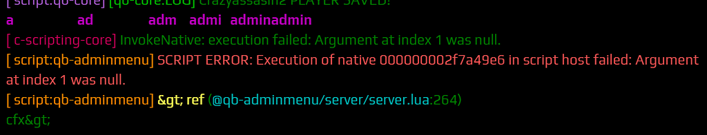 Qbcore admin menu not working - QBCore - Cfx.re Community