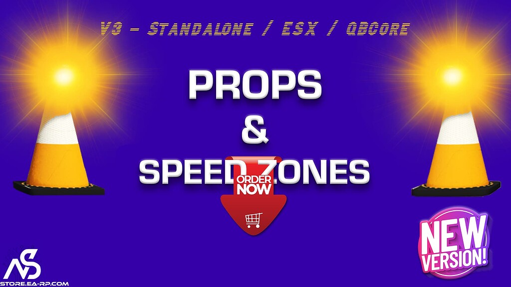 [PAID] [QB/ESX/STANDALONE] Props & Speedzones (FiveM Traffic Management) - Releases - Cfx.re ...