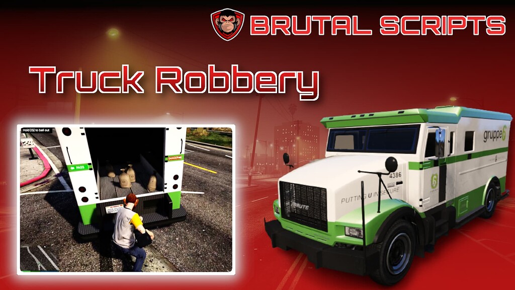 Truck Robbery script [ESX & QB] | Brutal Scripts - FiveM Releases - Cfx ...