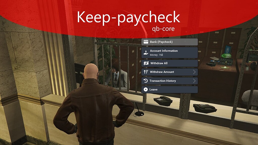 [Free] [QBCore] alternative paycheck - keep-paycheck - FiveM Releases - Cfx.re Community