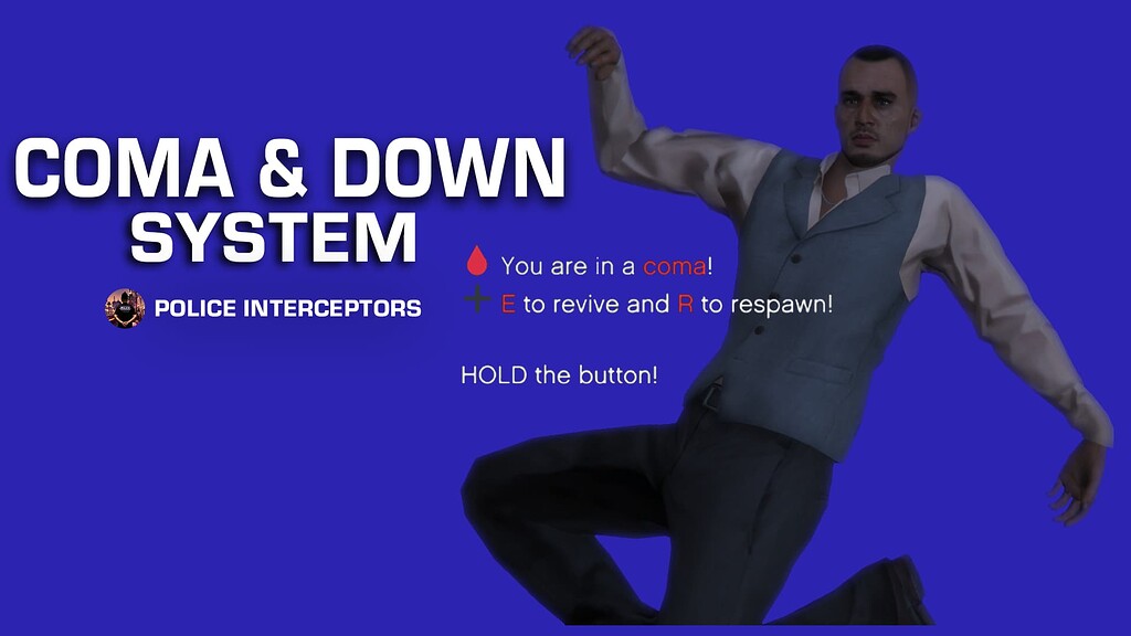 [PAID] [QB/ESX/STANDALONE] Release of an injured, coma, down & medical ...