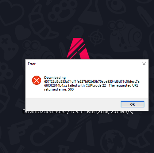 Installation Error - Bug Reports - Cfx.re Community