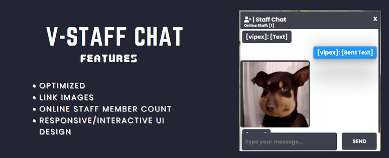 [FREE] [Standalone] V-Staff Chat - Releases - Cfx.re Community