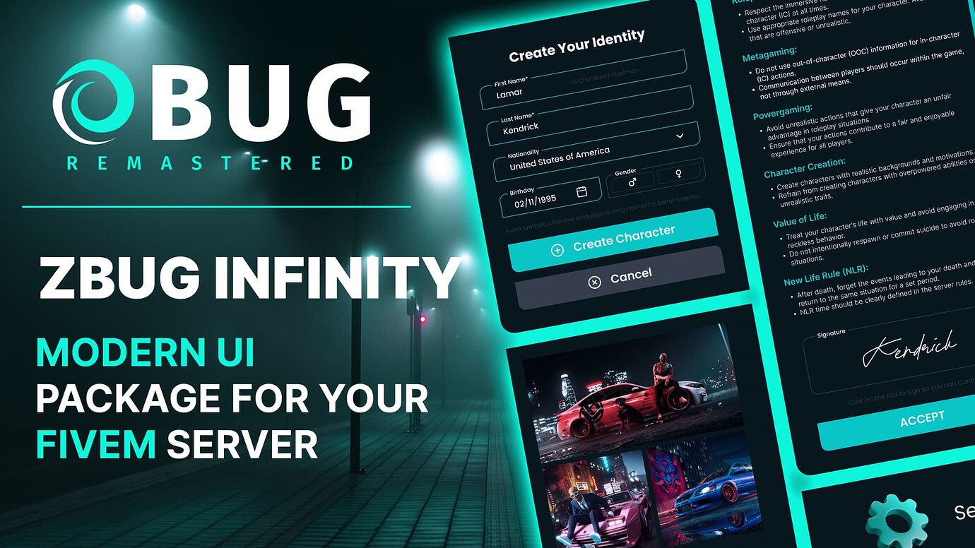 [RELEASE] 0Bug Infinity UI Package - Loading Screen, Multicharacter ...