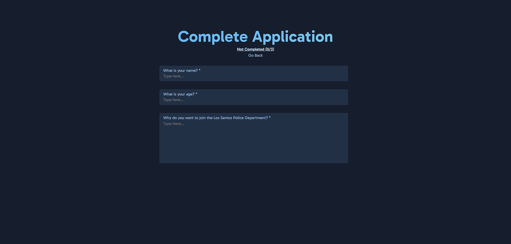 [FREE] [WEB] Application Dashboard - FiveM Releases - Cfx.re Community