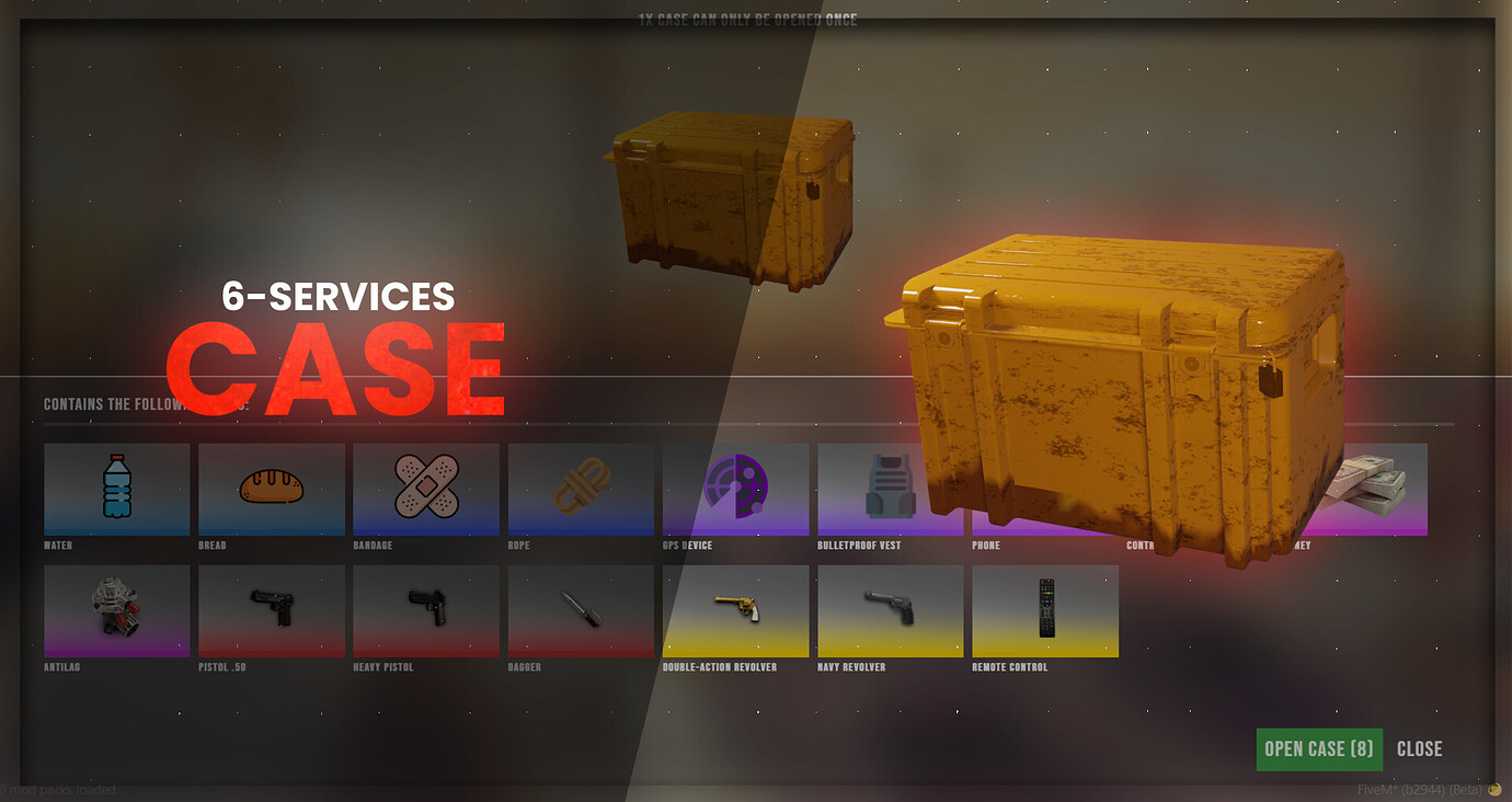 [RELEASE] [ESX/QB] CSGO styled Case Opening - FiveM Releases - Cfx.re ...