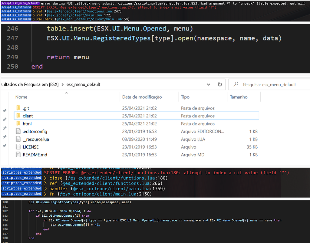 [SOLVED] Script error: Es_extended attempt to index a nil value ...