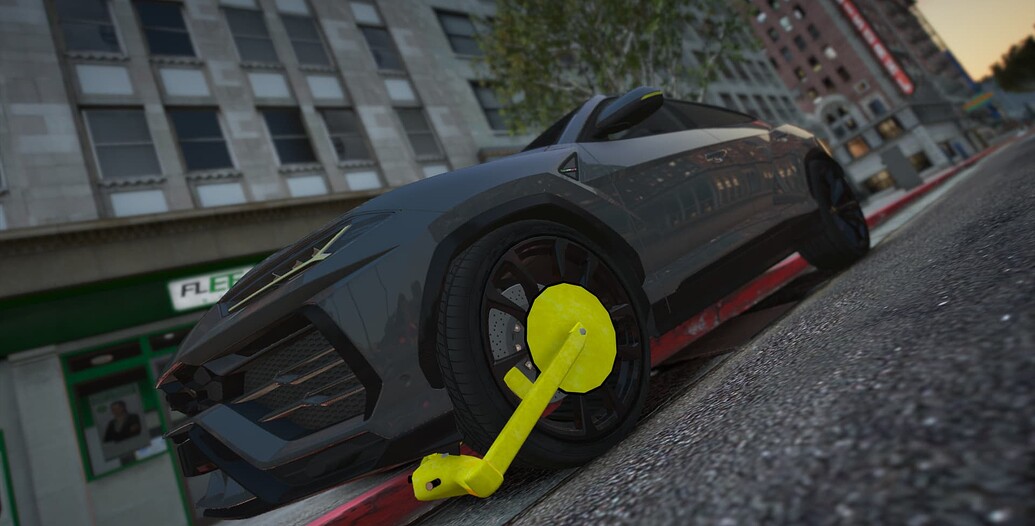 [ESX/QB/Standalone] Wheel Clamp Script - FiveM Releases - Cfx.re Community
