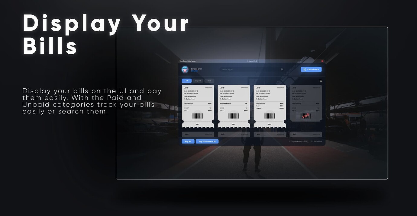 CodeM mBilling ( Advanced Billing System ) ESX QB - FiveM Releases ...