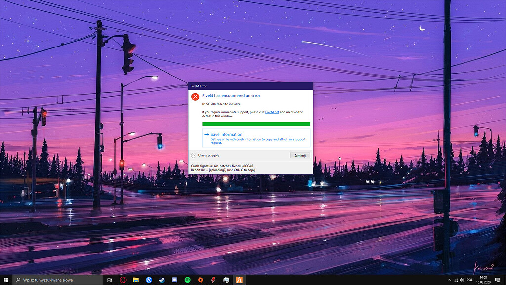 R* SC SDK failed to initialize KURWA MAĆ HELP - FiveM Client Support - Cfx.re Community