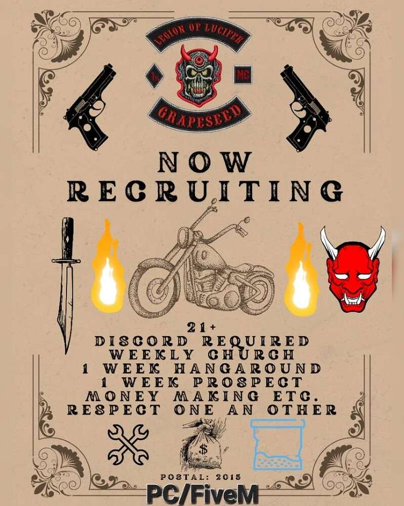 Seeking Members: Join the Legion of Lucifer MC! - Server Bazaar - Cfx ...