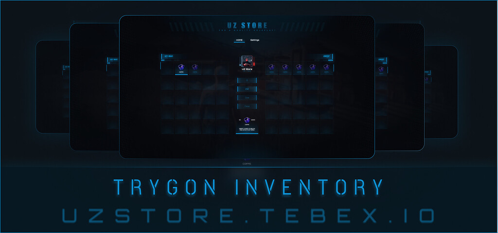[Standalone] Trygon Inventory | RGB - Color Selection | Style Selection ...