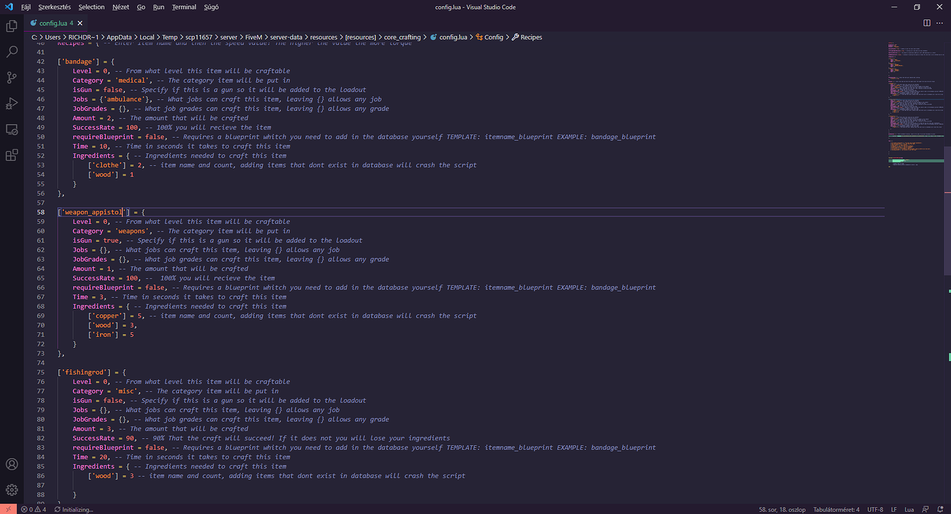 🔨 Core Crafting [QB/ESX] - Advanced crafting system with Levels, Blueprints, Queue, Categories ...