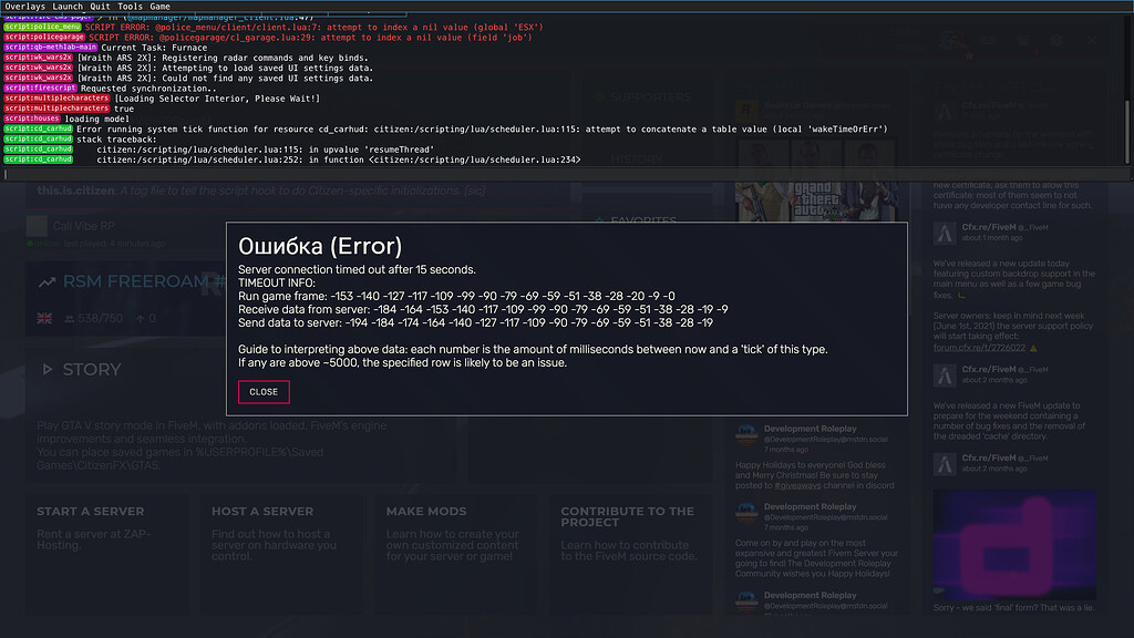 Persistent Timeout - FiveM Client Support - Cfx.re Community