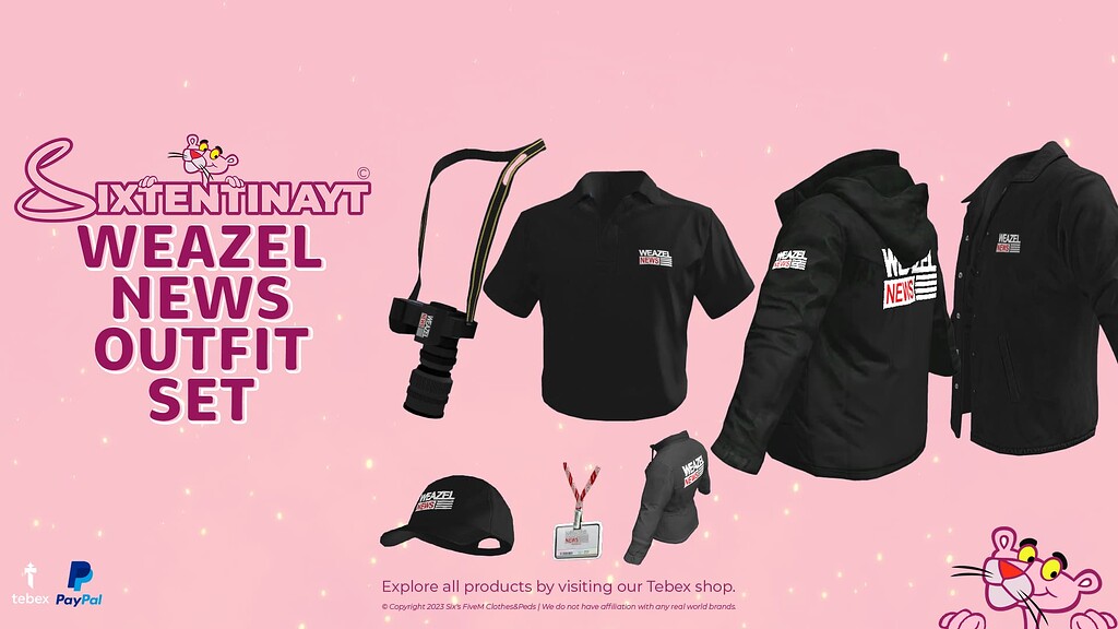 Wezael News Detailed Clothing Set - FiveM Releases - Cfx.re Community