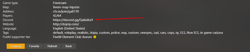 How to set Server list Discord - Server Discussion - Cfx.re Community