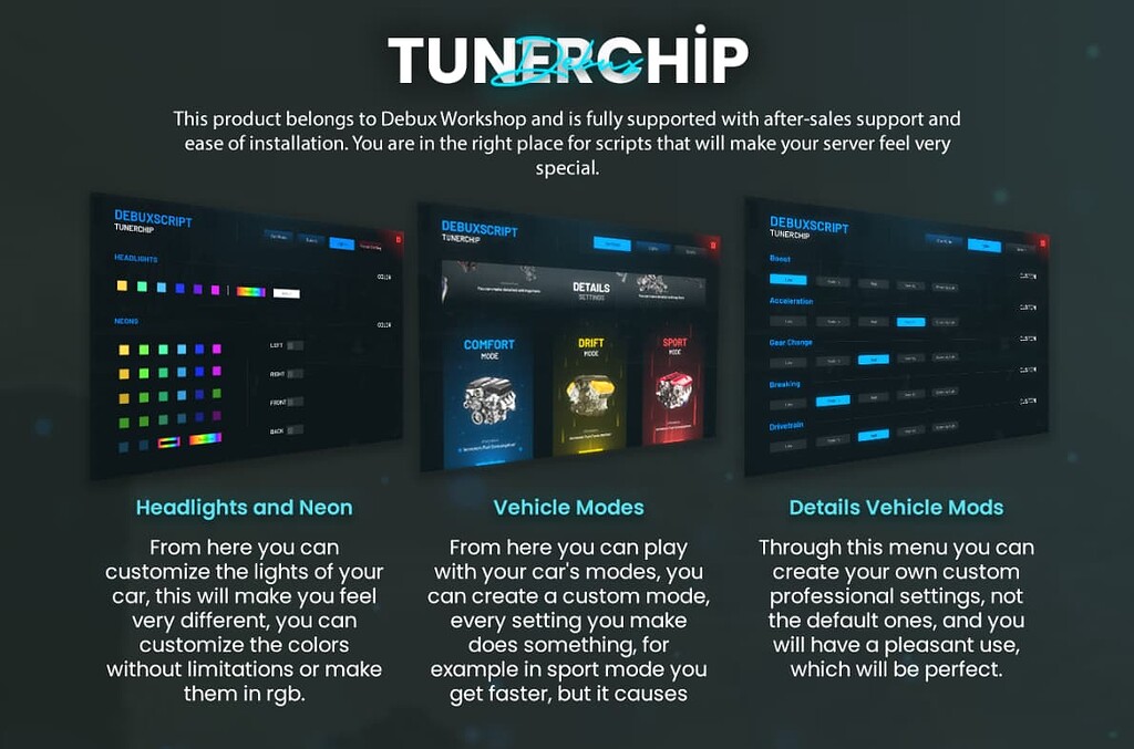 [DISCOUNT][ESX/QB] TUNER CHIP-TABLET (Car Software) - FiveM Releases ...