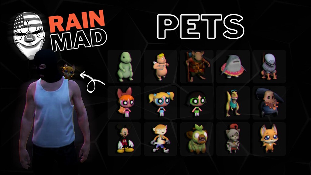 [PAID][STANDALONE] Pets - FiveM Releases - Cfx.re Community