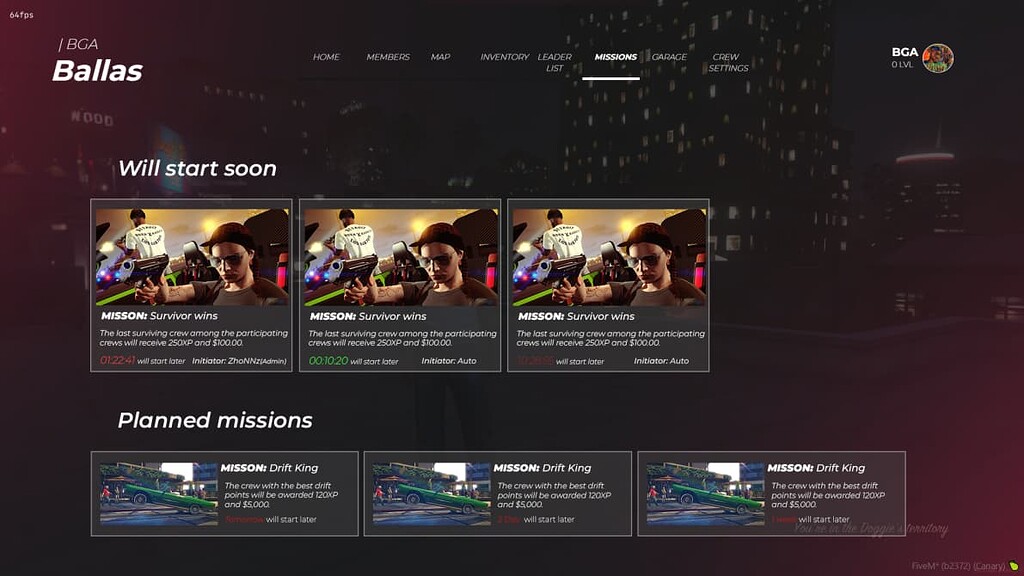 [PAID] Advanced CrewSystem ESX and QB - FiveM Releases - Cfx.re Community