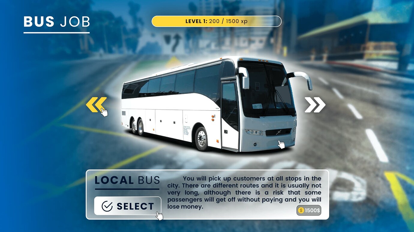 [PAID] Advanced Bus JOB | Level System - FiveM Releases - Cfx.re Community