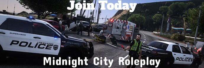 Midnight City Roleplay | Whitelisted | vMenu & Economy | Custom ...