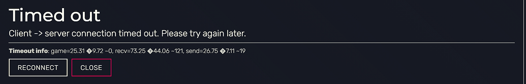 Timed out - FiveM Discussion - Cfx.re Community