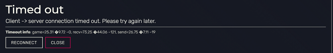 Timed out - FiveM Discussion - Cfx.re Community