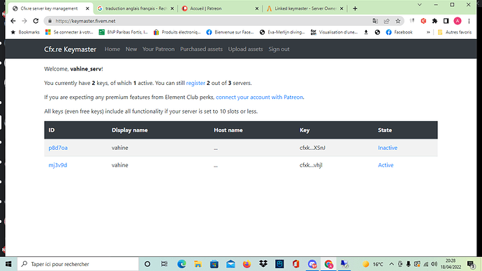 Linked keymaster - Server Owners - Cfx.re Community