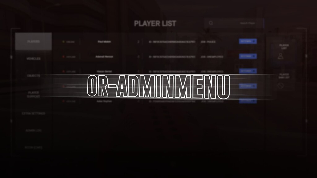 [PAID] 0R-Admin Menu - Ticket System - FiveM Releases - Cfx.re Community