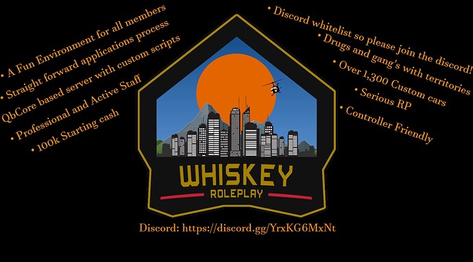 Whiskey Roleplay - Serious Roleplay - Active Staff - Active LEO/FIRE ...