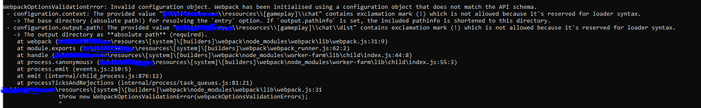 Fivem webpack error - FiveM Client Support - Cfx.re Community