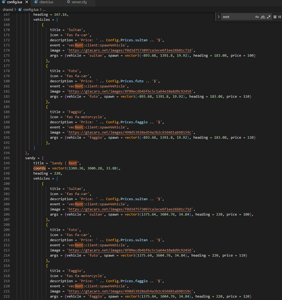 [ESX] [Q/OX TARGET] [OX_LIB] Rent a car - FiveM Releases - Cfx.re Community