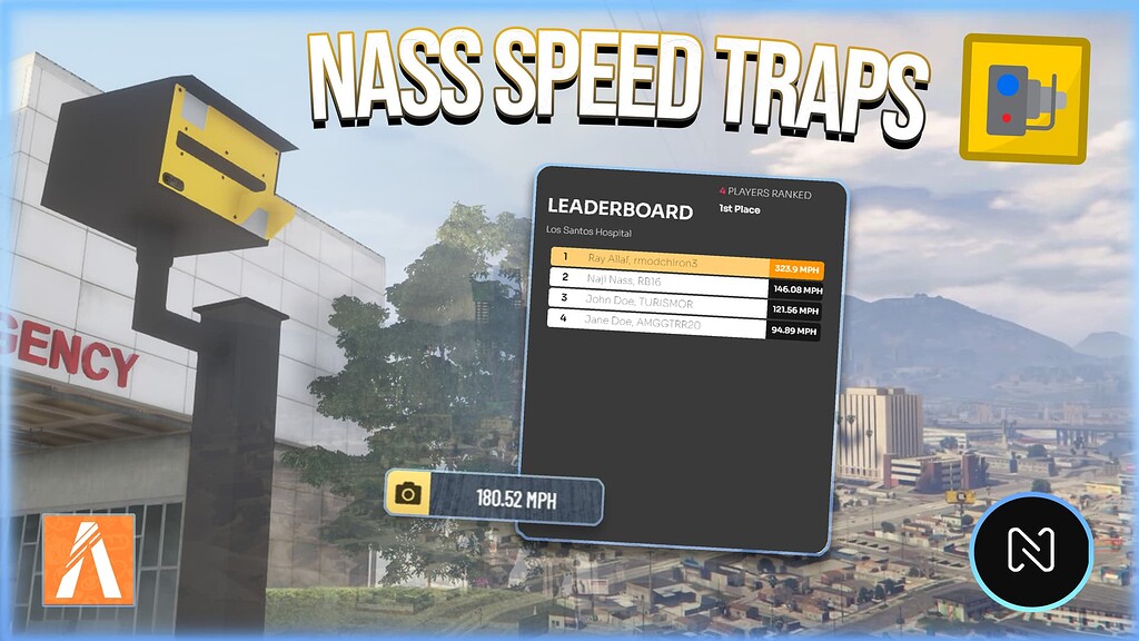 [Standalone/ESX/QB] [PAID] Nass Speedtraps - FiveM Releases - Cfx.re Community