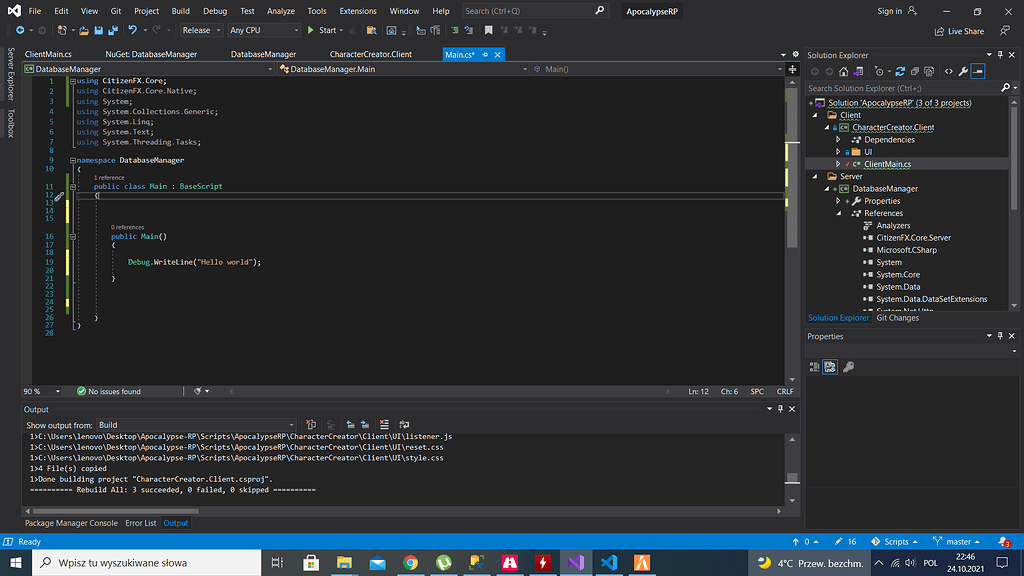 C# Nothing works on the server side script - Discussion - Cfx.re Community
