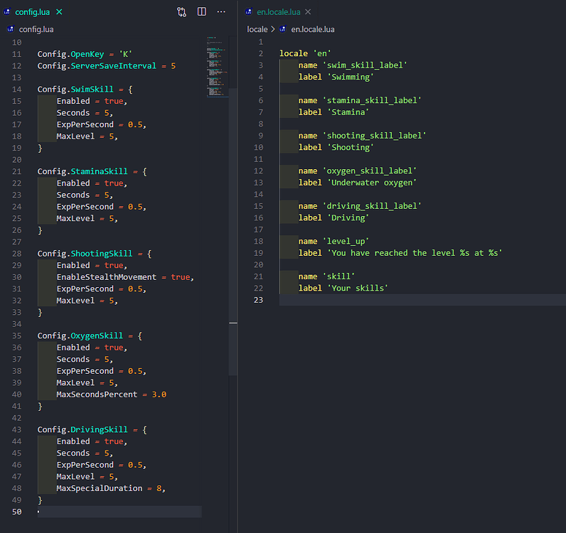 [RELEASE] PMC-SKILLS (Fully configurable & support) [PAID] - FiveM Releases - Cfx.re Community