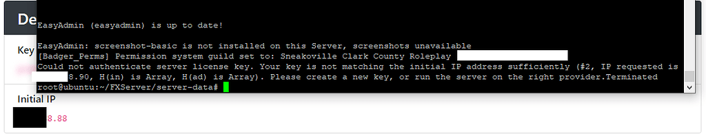 Server.cfg not executing correct Keymaster key [Linux System] - Server Owners - Cfx.re Community