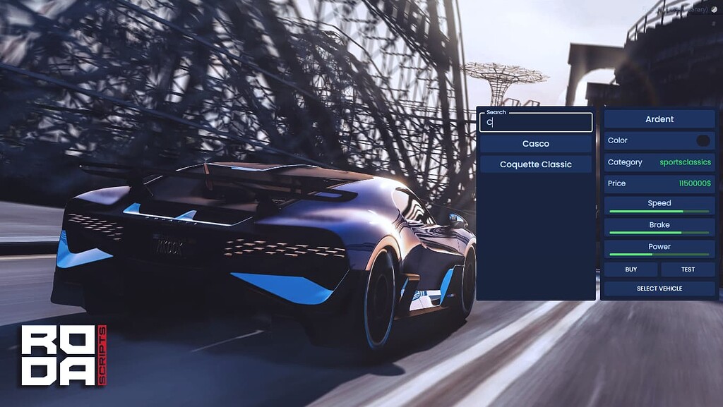 [PAID] [QBCORE/ESX] Roda Vehicle Shop - FiveM Releases - Cfx.re Community