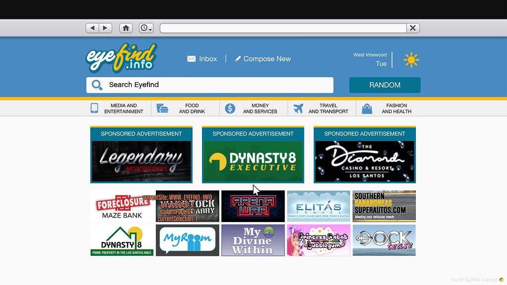 [Release] research for the in-game Web Browser scaleform - FiveM ...