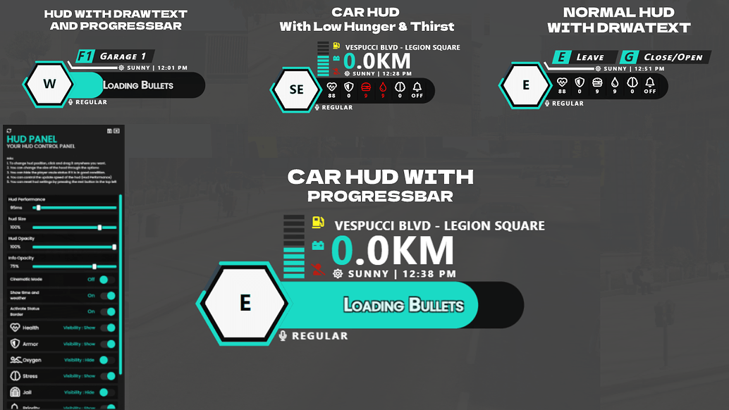 QBCore Modern HUD - FiveM Releases - Cfx.re Community