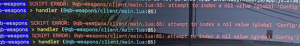 Qb-core weapons/client/main.lua:85 - QBCore - Cfx.re Community