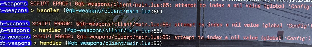 Qb-core weapons/client/main.lua:85 - QBCore - Cfx.re Community