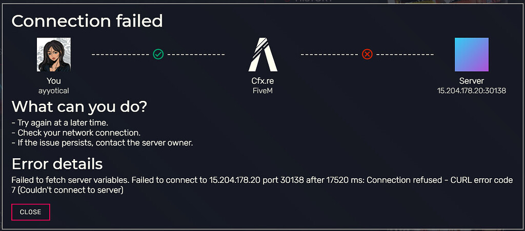 Error when joining Servers via F8 Console - FiveM Client Support - Cfx.re Community