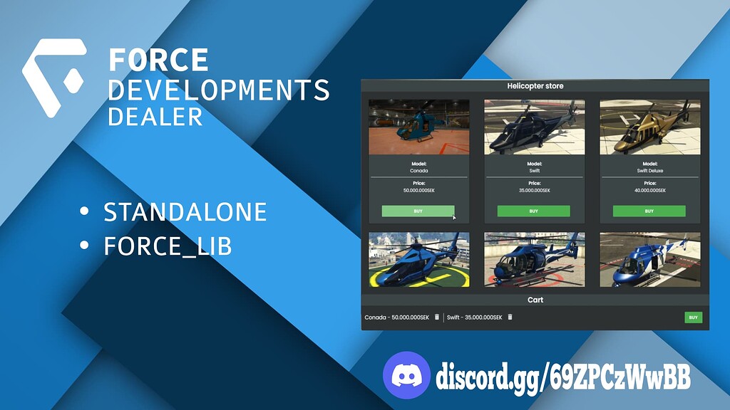 [paid] force dealer [standalone] │ (dealer system) - FiveM Releases - Cfx.re Community